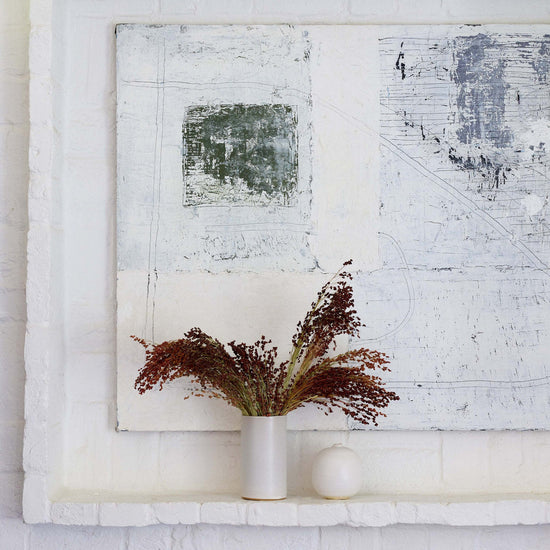 Dried Red Broom Corn