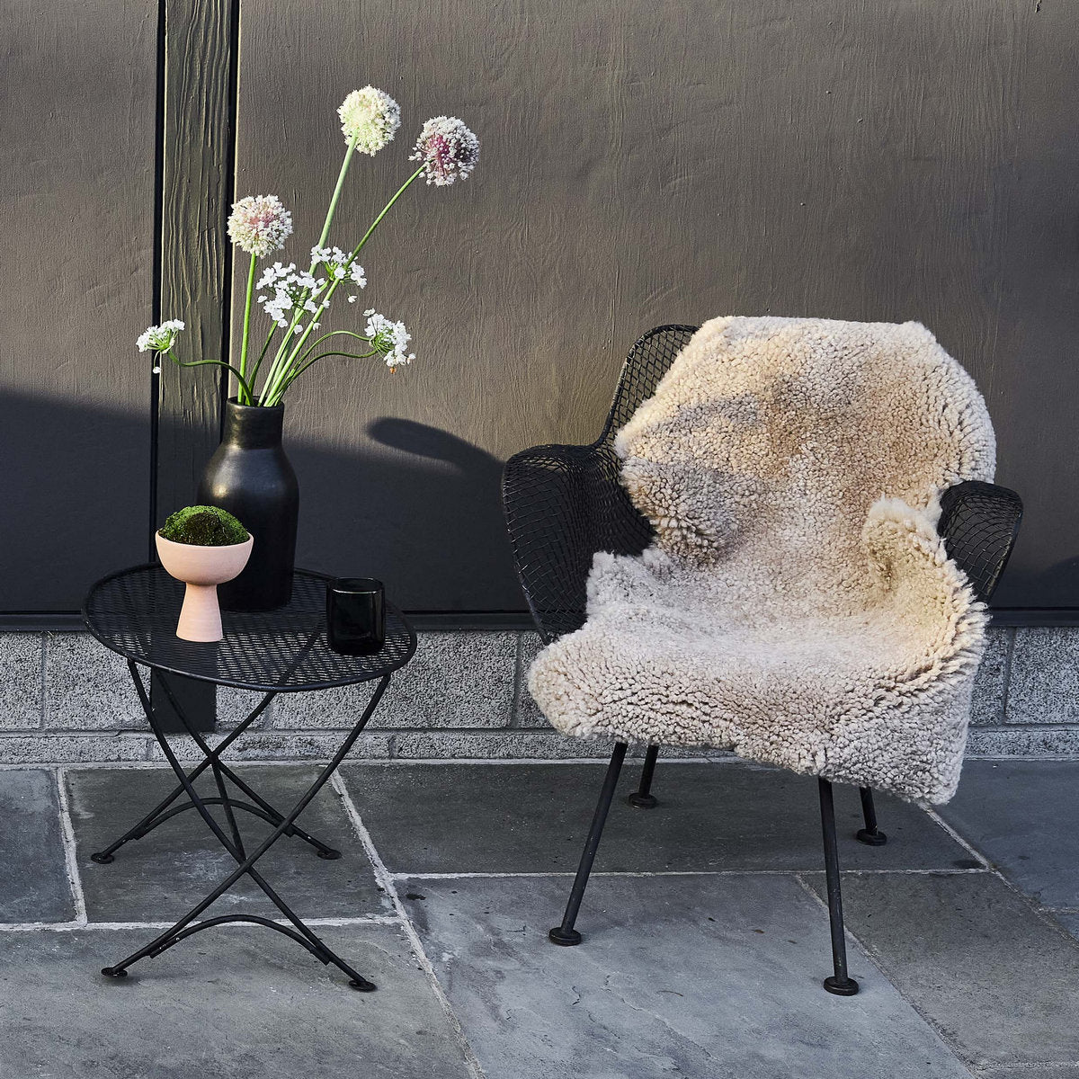 Curly Shearling Sheepskin Single Pelt