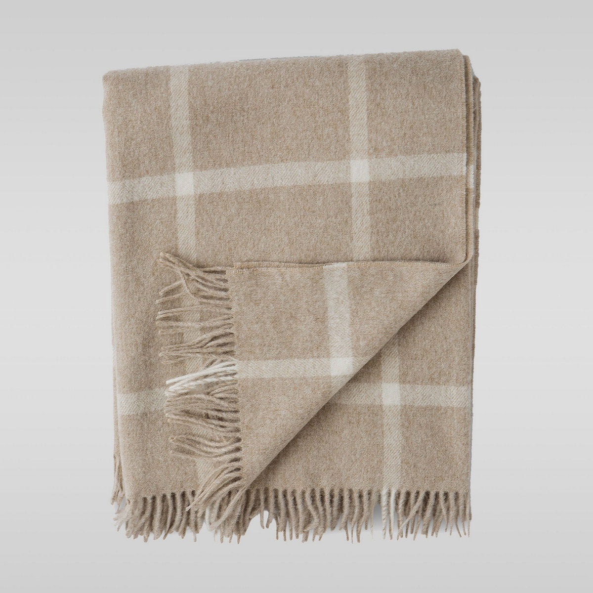 Patterned Merino Throw