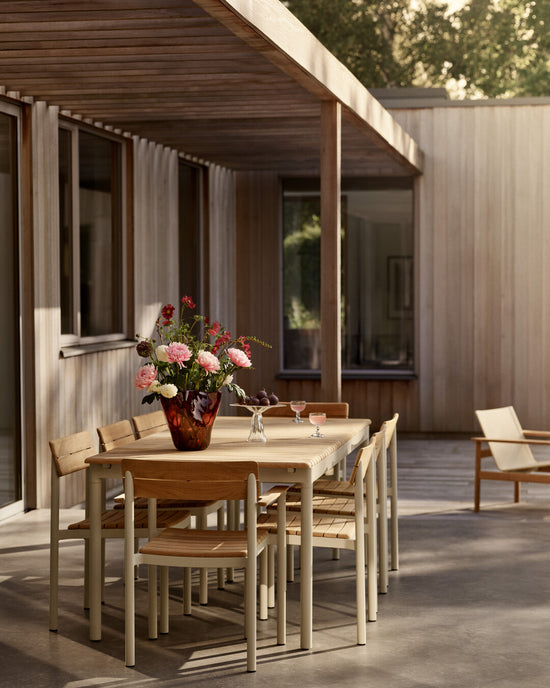 Pelagus Teak Outdoor Dining Table | Stylish & Durable Dining