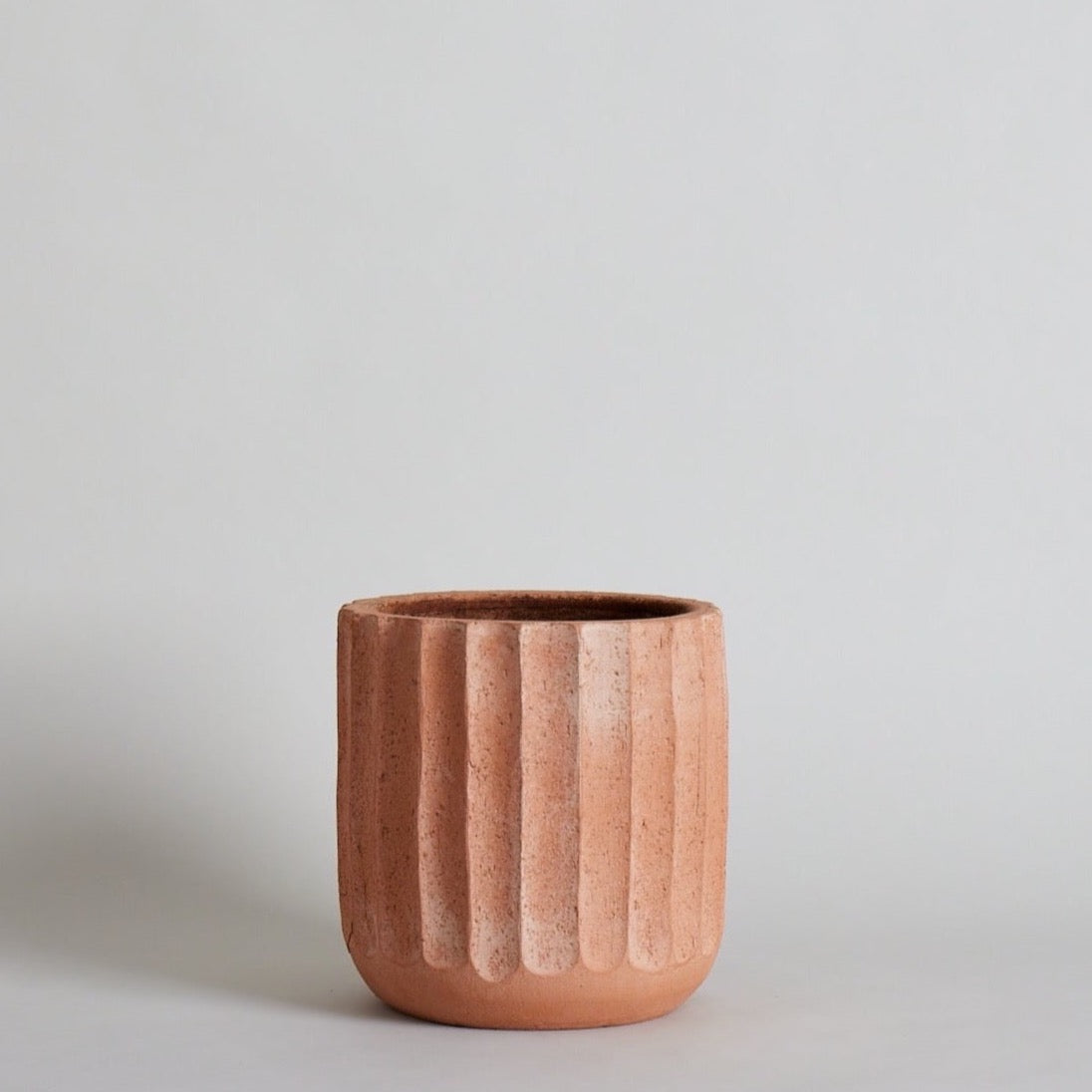 Fluted Planter Handmade Terra Cotta Pot | Bloomist