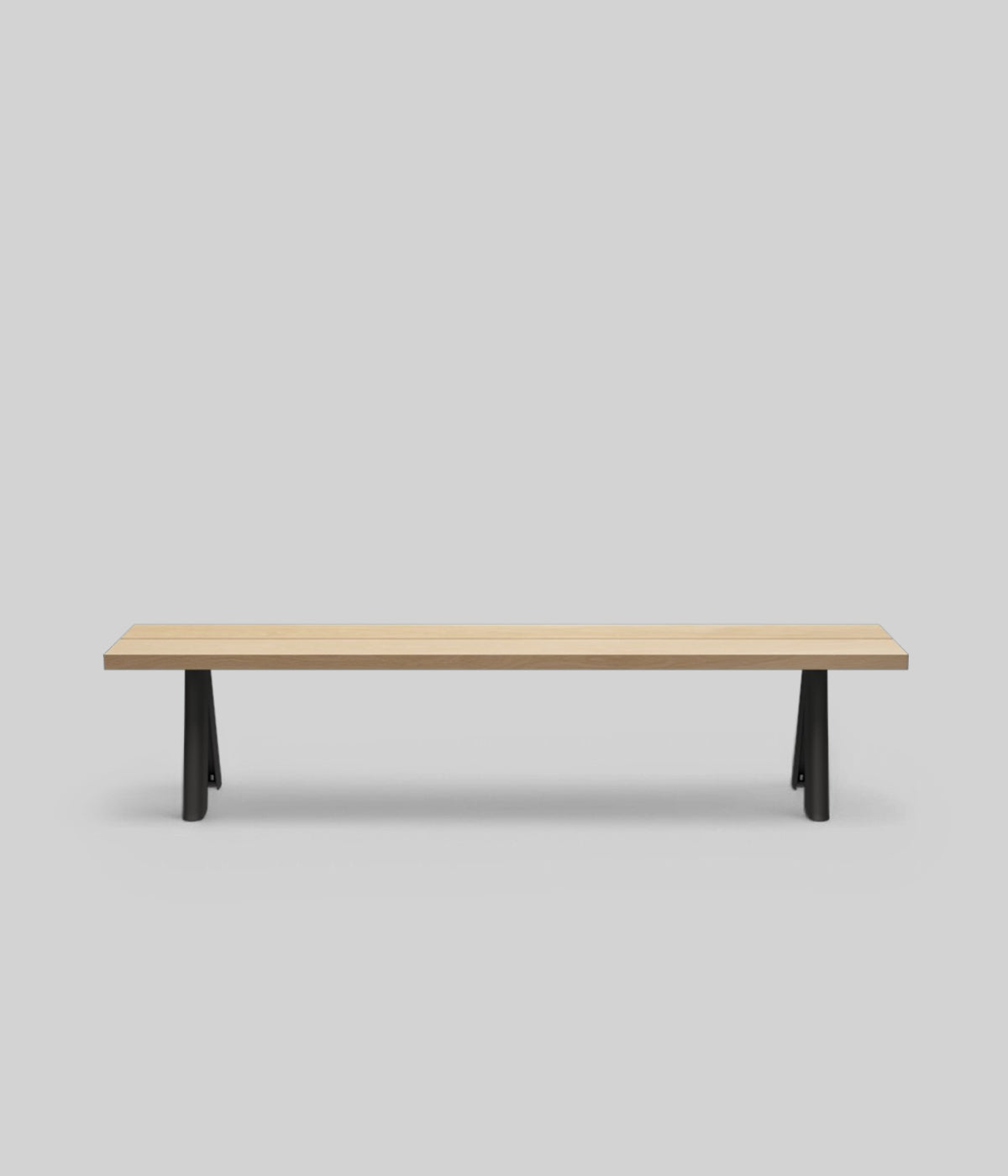 Overlap Bench | Stylish & Durable Outdoor Teak Bench