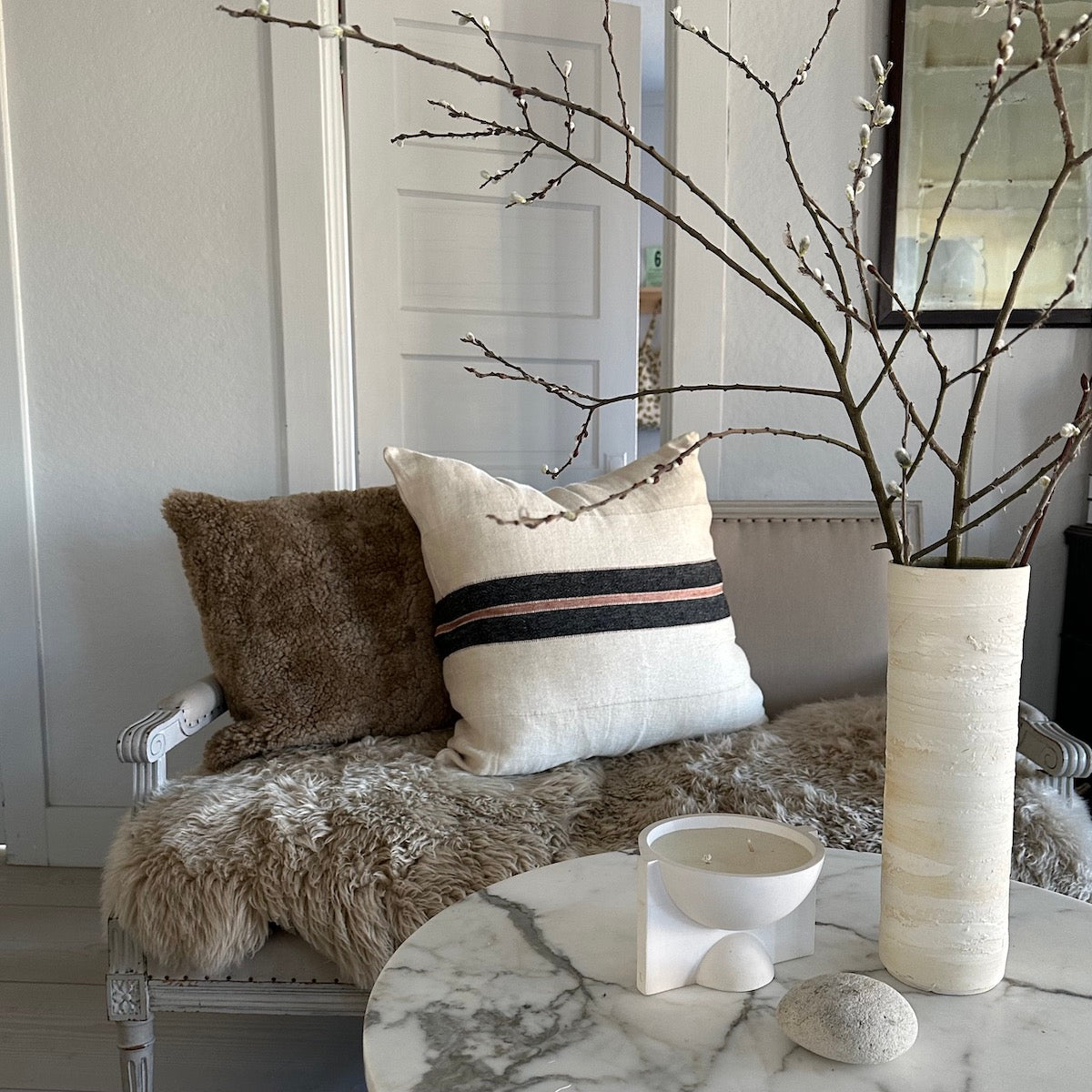 Curly Shearling Sheepskin Single Pelt