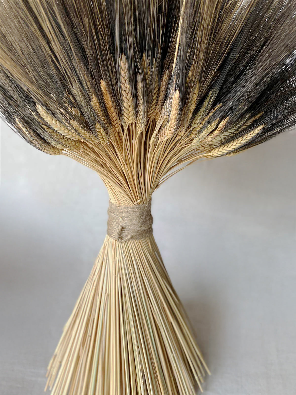 Dried Black Beard Grande Wheat Stack | Harvest-Inspired Decor