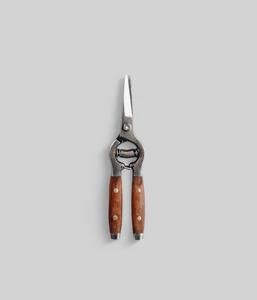 Redwood Handle Floral Shears | Stainless Steel Garden Shears
